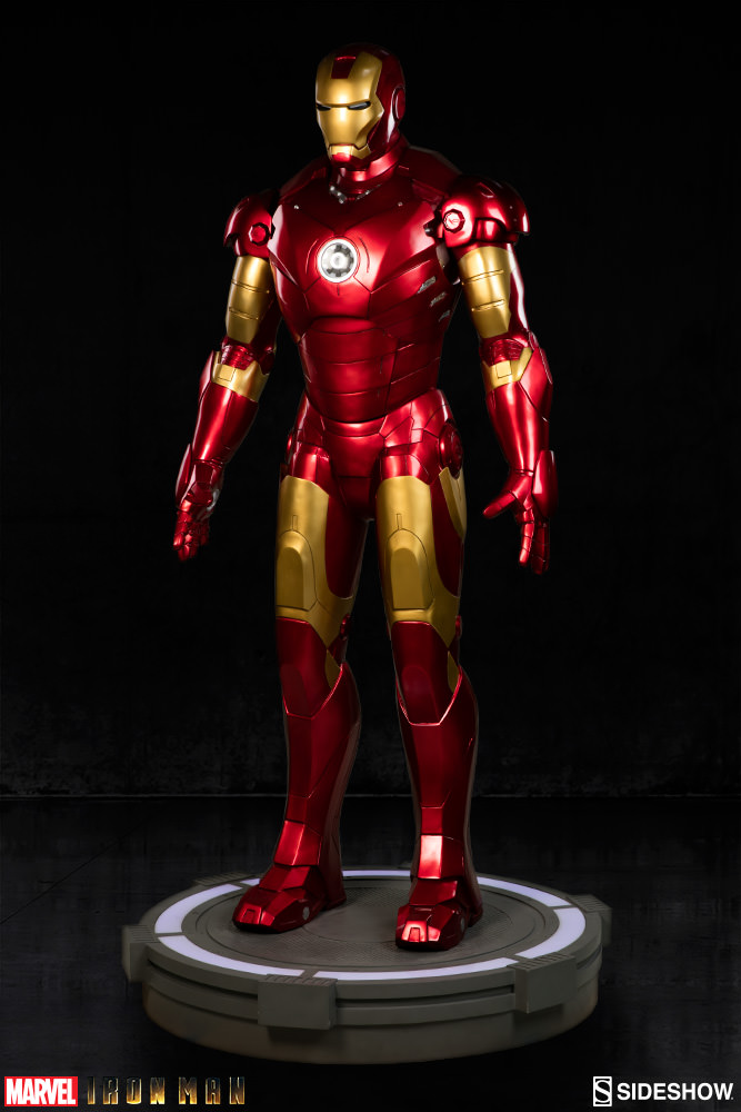 Sideshow Collectibles Iron Man Mark 3 Life Size Figure Official Details ...