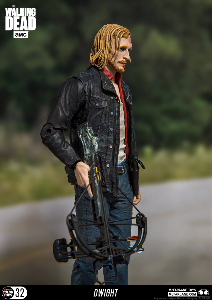 McFarlane Toys The Walking Dead 7" Color Tops Dwight Figure New Images