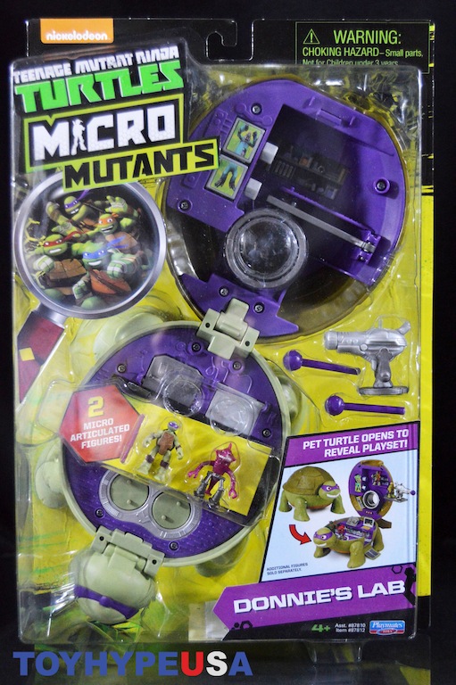 Playmates Toys Teenage Mutant Ninja Turtles Micro Mutants Donnie's Lab ...