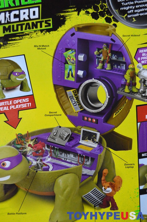 Playmates Toys Teenage Mutant Ninja Turtles Micro Mutants Donnie's Lab ...