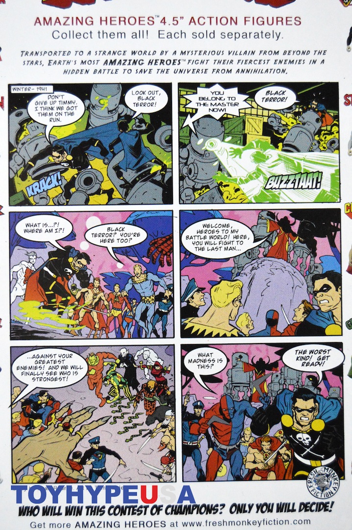 Fresh Monkey Fiction Amazing Heroes Wave 1 Green Turtle & Silver Streak ...