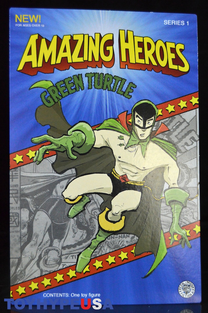Fresh Monkey Fiction Amazing Heroes Wave 1 Green Turtle & Silver Streak ...