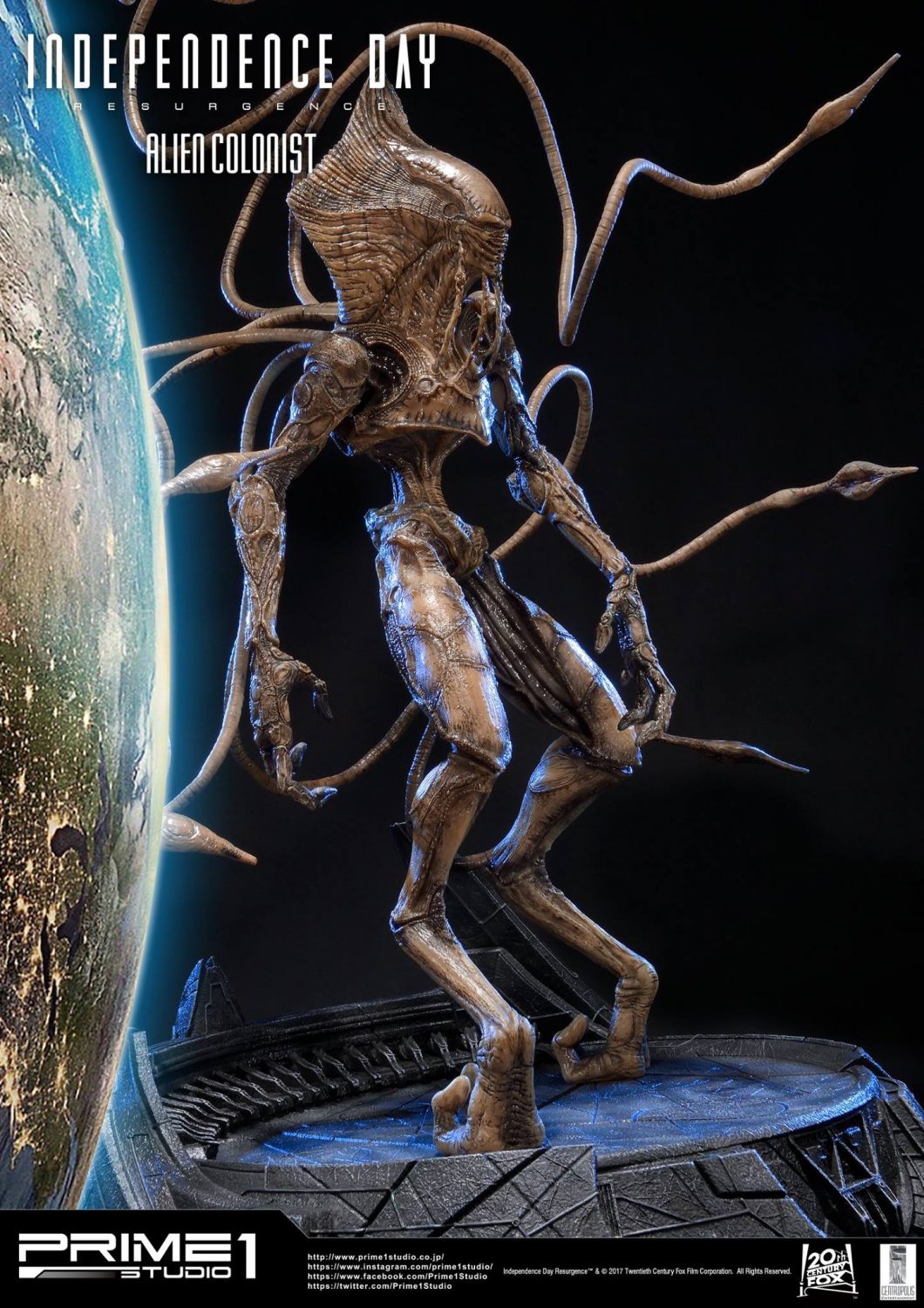Prime 1 Studio Independence Day: Resurgence Alien Colonist Statue Pre ...