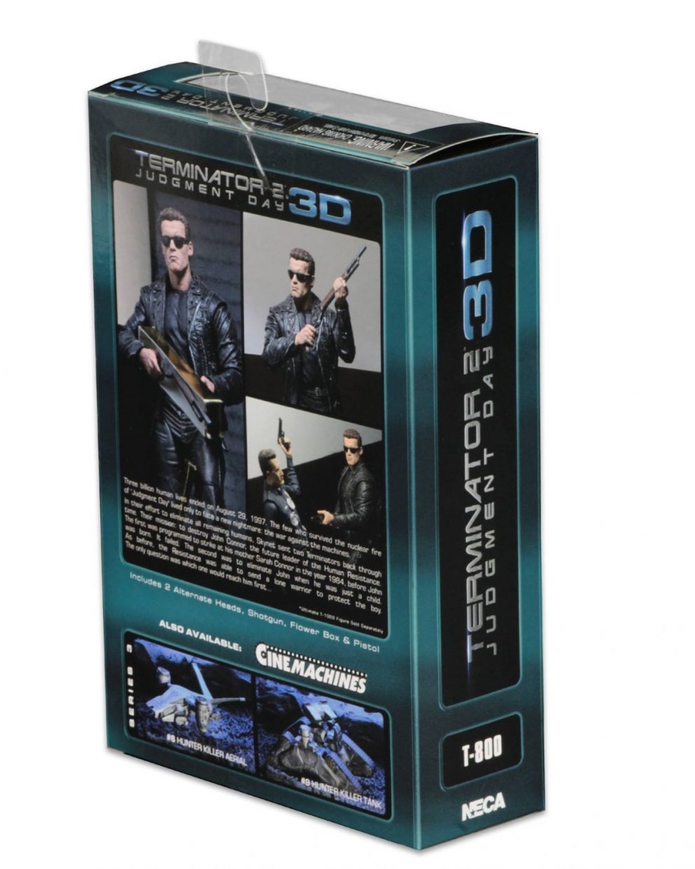 NECA Toys Terminator 2: 7" Ultimate T-800 25th Anniversary 3D Figure ...