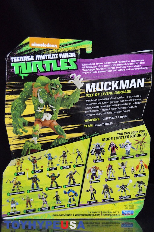 Playmates Toys Teenage Mutant Ninja Turtles Muckman Figure Review