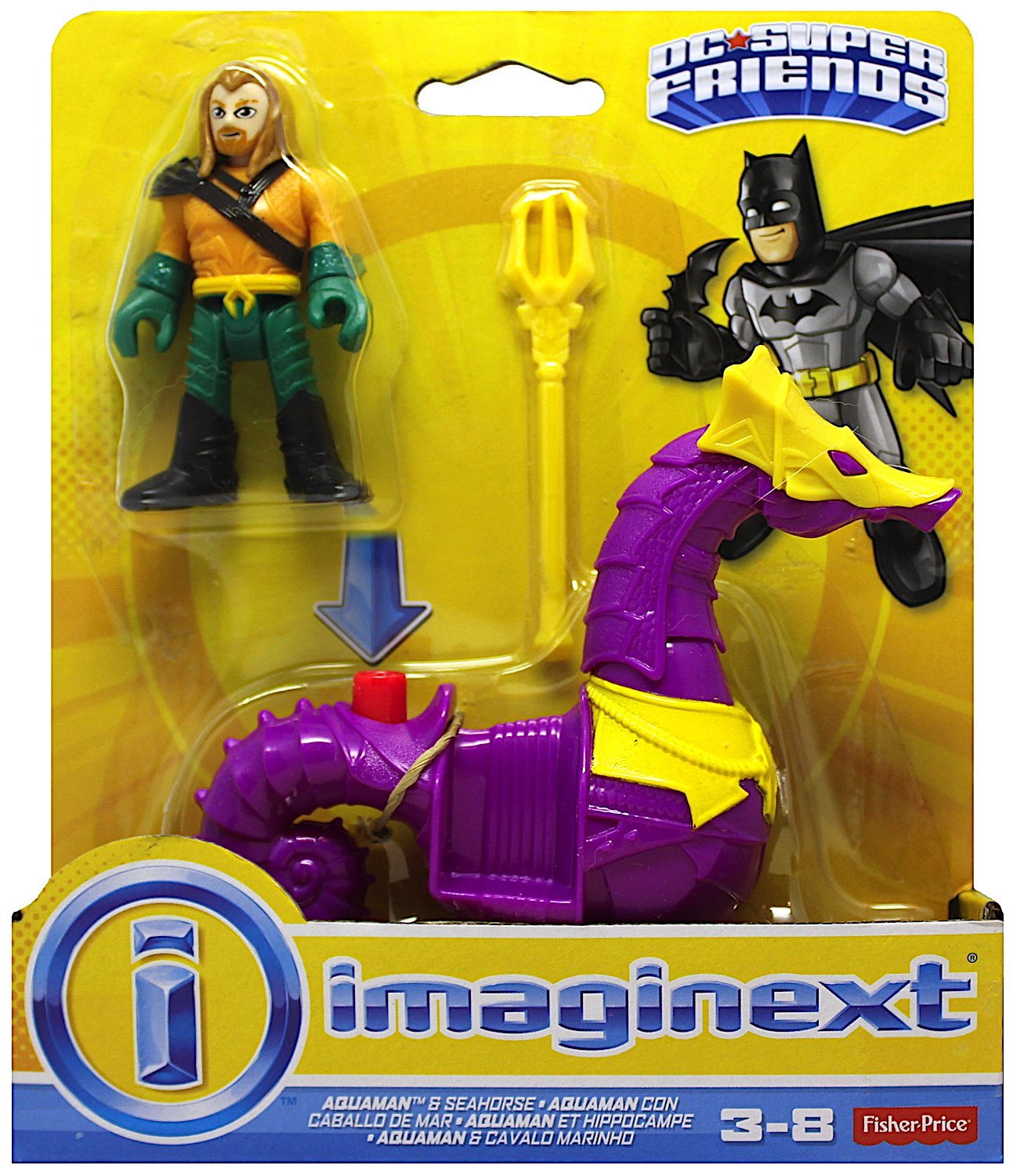 Fisher-Price Imaginext DC Super Friends Darkseid With Minion, Steel ...