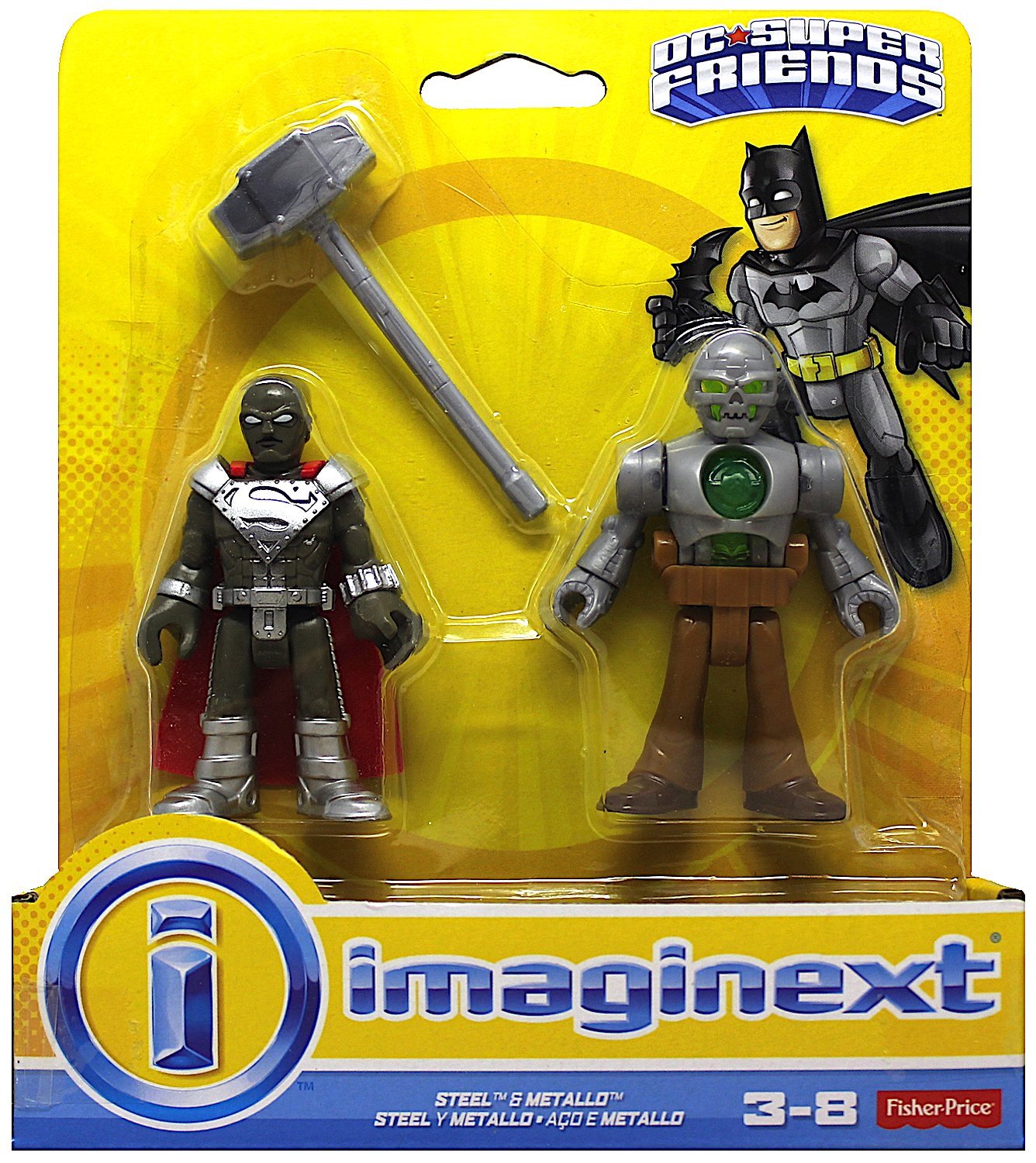 Fisher-Price Imaginext DC Super Friends Darkseid With Minion, Steel ...