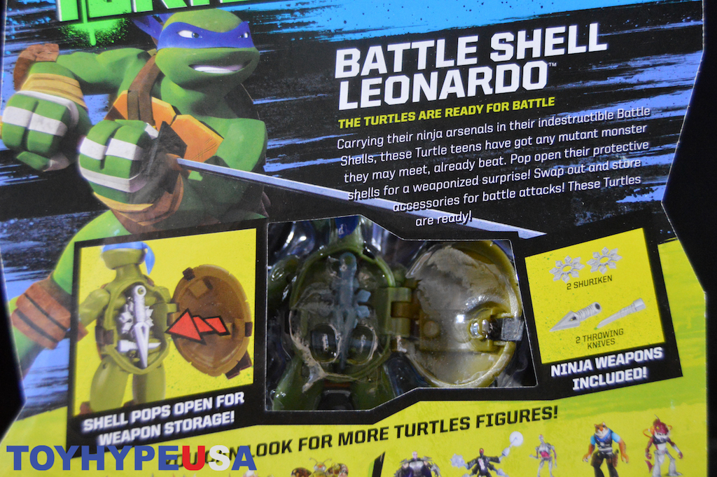 Playmates Toys Teenage Mutant Ninja Turtles Battle Shell Leonardo ...