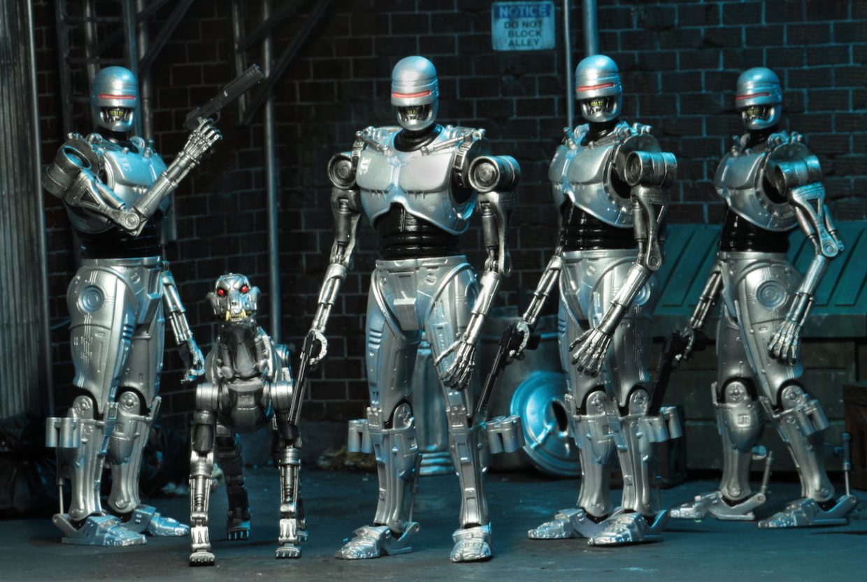 NECA Toys Robocop Vs. Terminator EndoCop & Terminator Dog 2-Pack ...