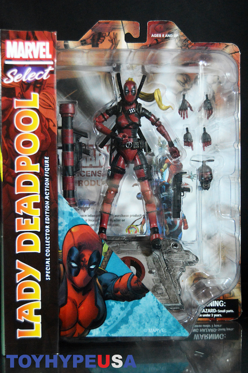 Diamond Select Toys Marvel Select Lady Deadpool Figure Review