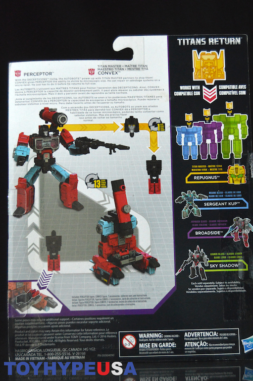 Hasbro Transformers Titans Return Preceptor & Convex Figure Review