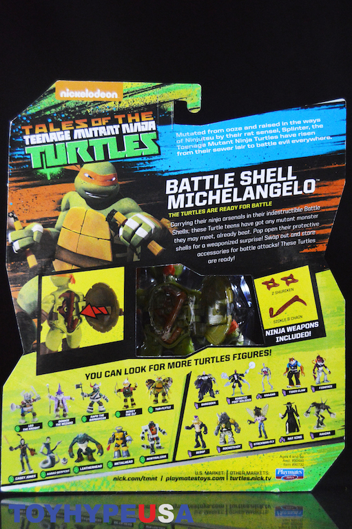 Playmates Toys Teenage Mutant Ninja Turtles Battle Shell Raphael ...