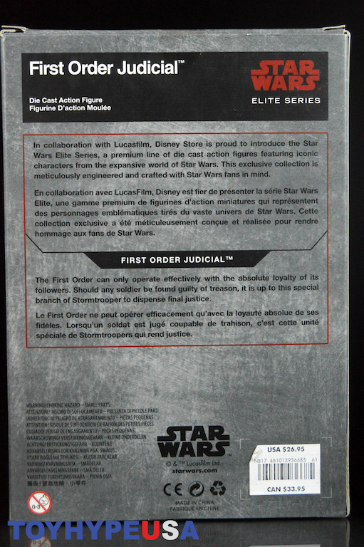 Disney Store Exclusive Star Wars: The Last Jedi First Order Judicial ...