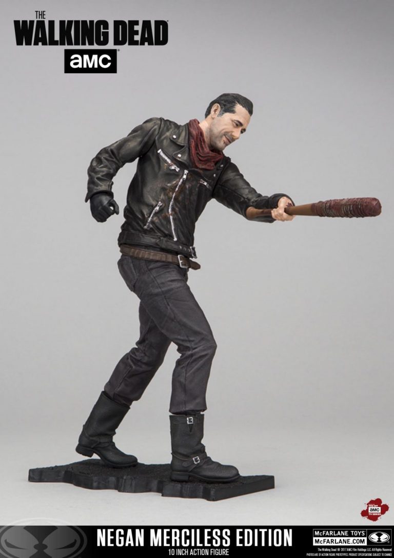McFarlane Toys The Walking Dead 10" Deluxe Negan Figure New Details ...