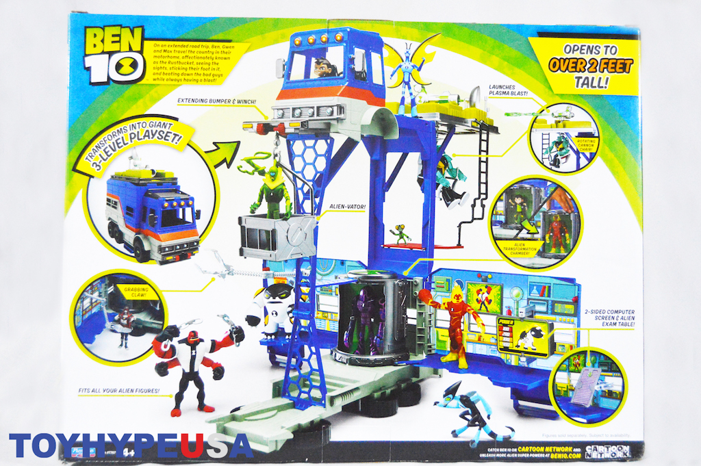 Playmates Toys Ben 10 Rustbucket Transforming Vehicle To Playset Review