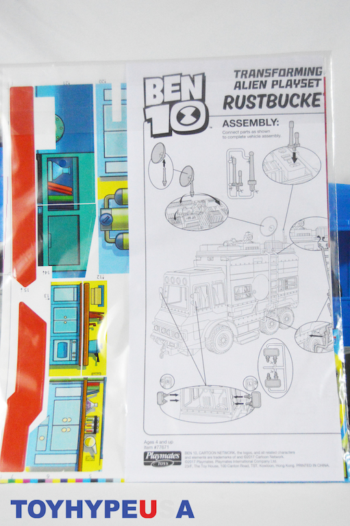 Playmates Toys Ben 10 Rustbucket Transforming Vehicle To Playset Review