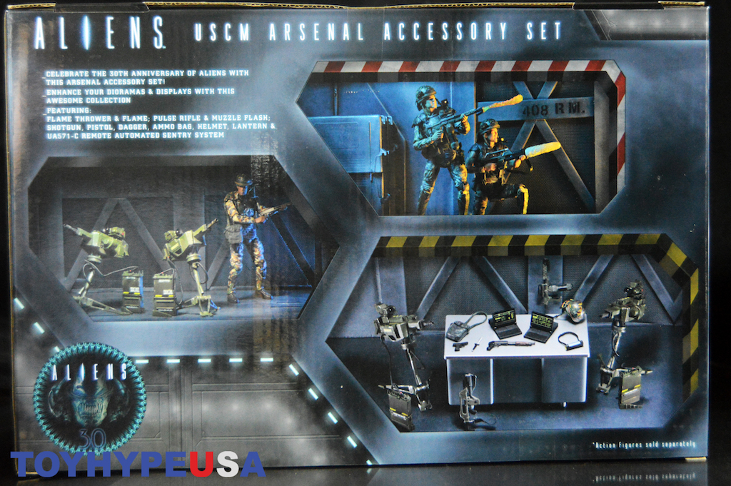 NECA Toys Aliens USCM Arsenal Accessory Set Review