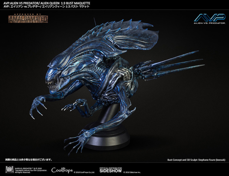 CoolProps Alien Vs Predator Alien Queen Bust Pre-Orders