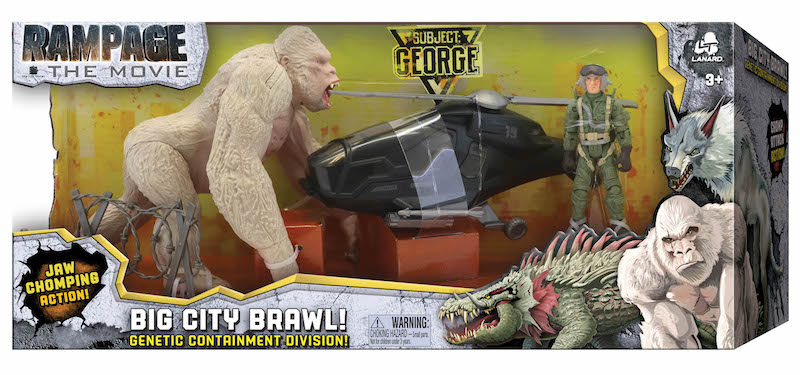 Rampage Movie Toys Exclusively At Wal-Mart