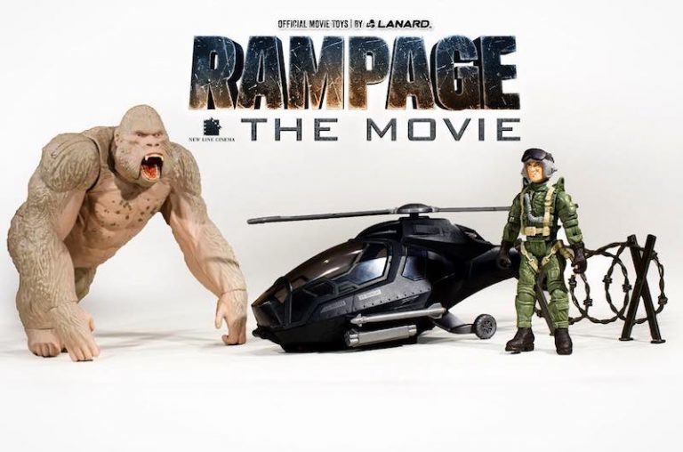 Rampage Movie Toys Exclusively At Wal-Mart