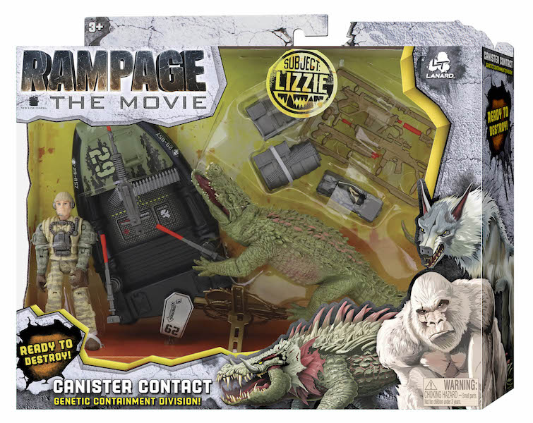 Rampage Movie Toys Exclusively At Wal-Mart