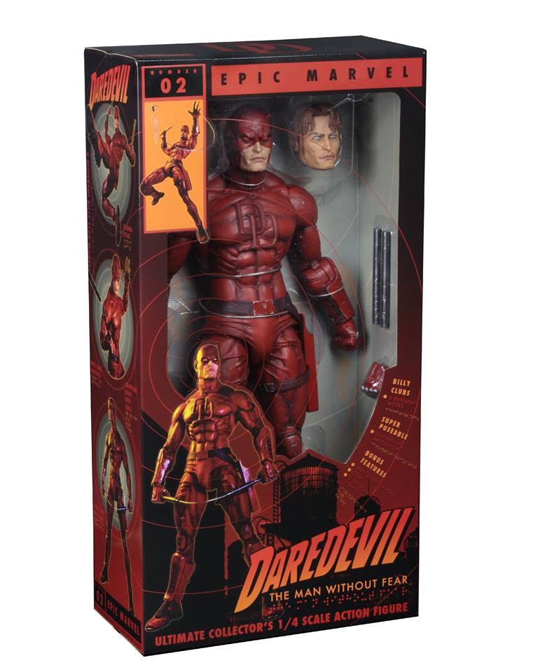 NECA Toys Shipping This Week - 1/4" Scale Daredevil Figure