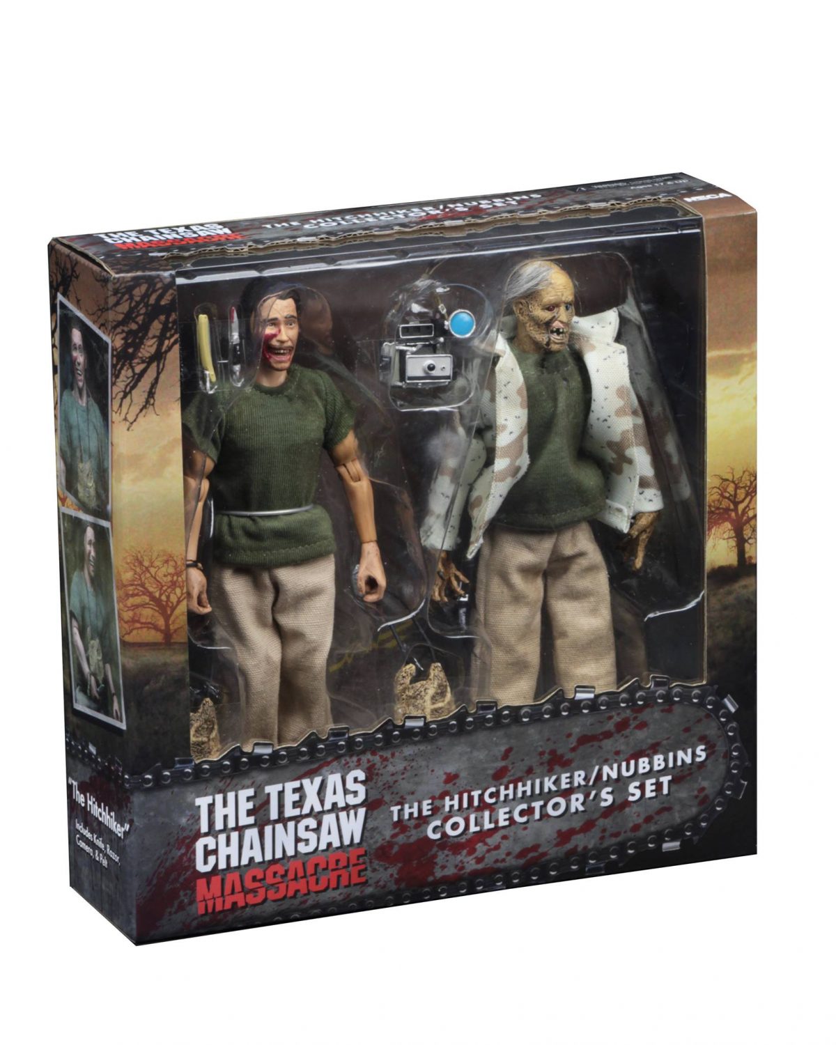 NECA Toys Texas Chainsaw Massacre 8" Nubbins Sawyer Collector’s Figure ...