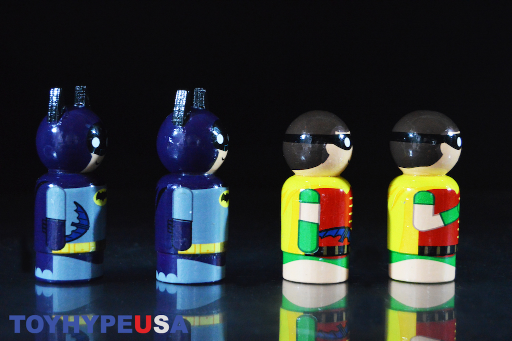 Bif Bang Pow! Batman 1966 & DC Comics Pin Mates Wooden Figures Review