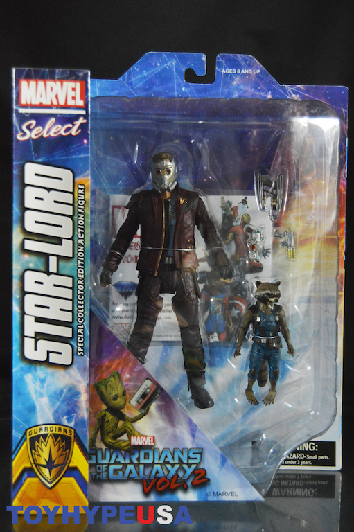 Marvel Select GOTG Vol. 2 Star-Lord With Rocket Figures Review