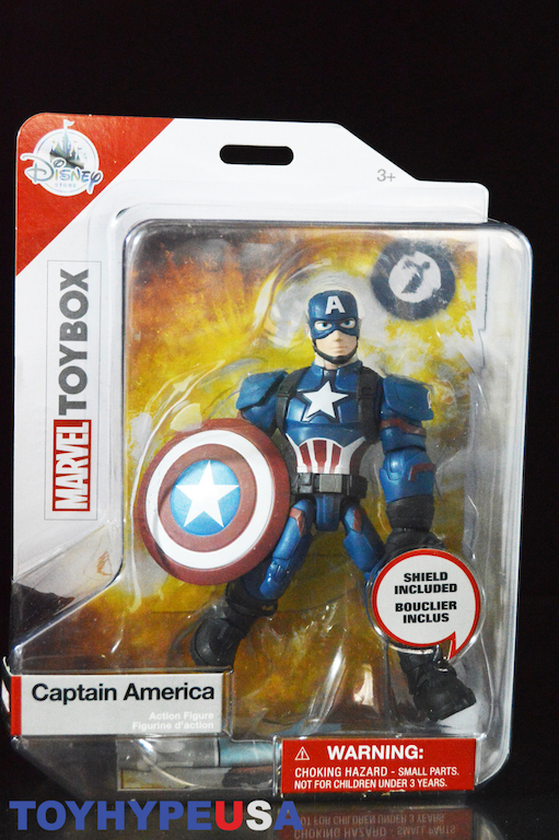 Disney Store Exclusive Marvel Toy Box Captain America Figure Review