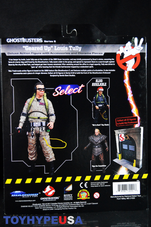 Diamond Select Toys Ghostbusters Select Series 6 - Ray Stanz, Louis ...