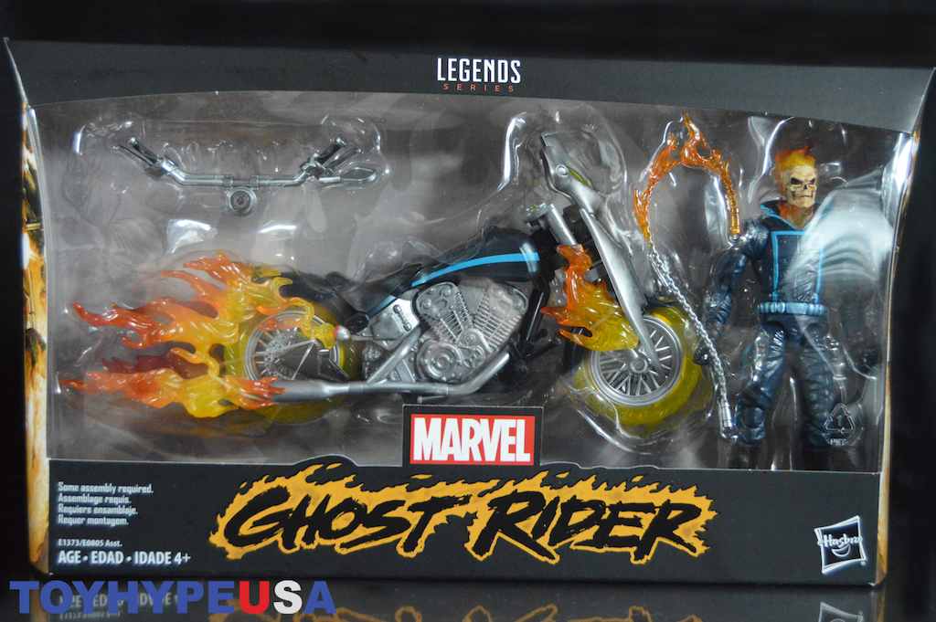 Hasbro Marvel Legends 6" Scale Ghost Rider With Flame Cycle Figure Review