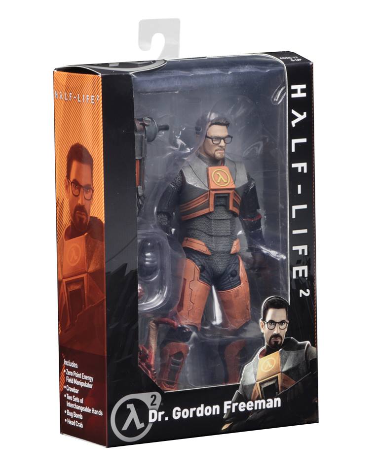 NECA Toys Half-Life 2 Gordon Freeman Figure In-Packaging