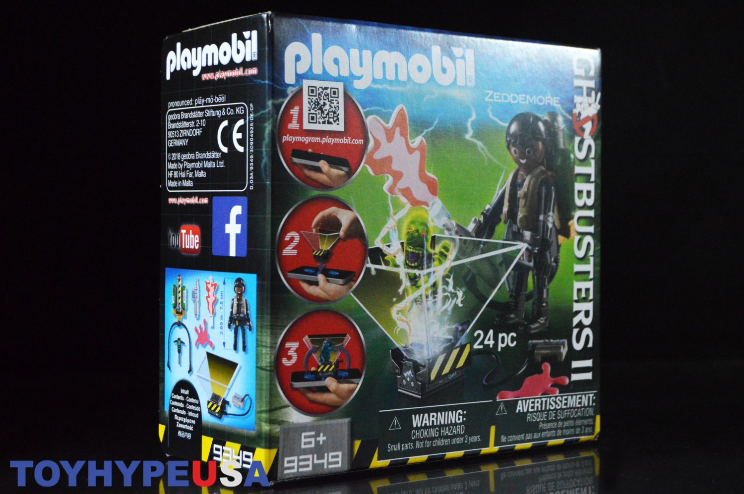 Playmobil 9349 Ghostbusters Playmogram 3D Winston Zeddemore Figure