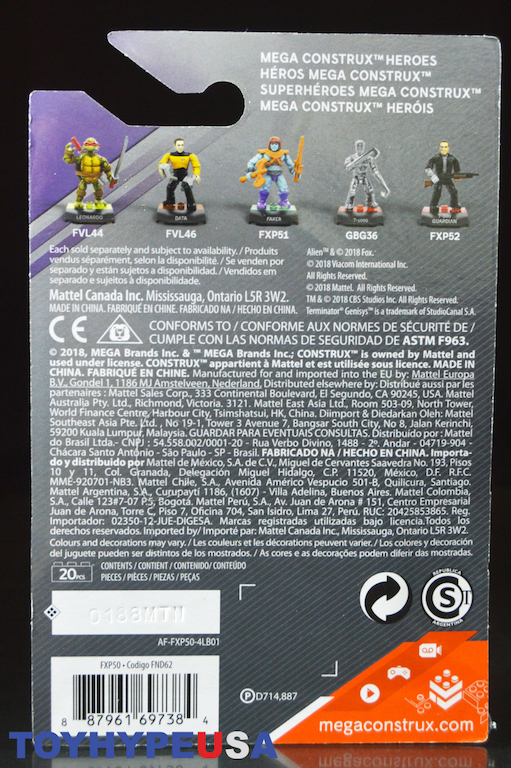 Mega Construx Heroes Series 3 - Masters Of The Universe, TMNT, Star ...