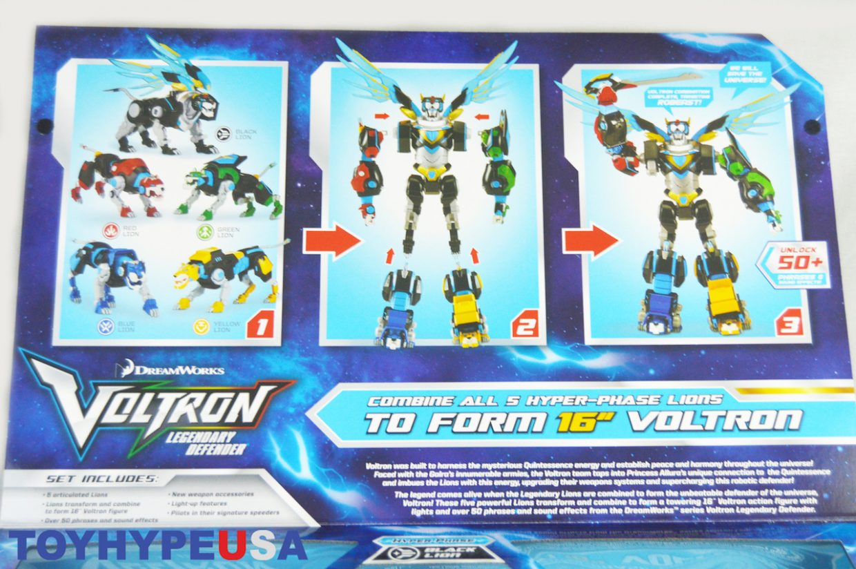 Playmates Toys SDCC2 018 Hyper-Phase Voltron Exclusive Box Set Review