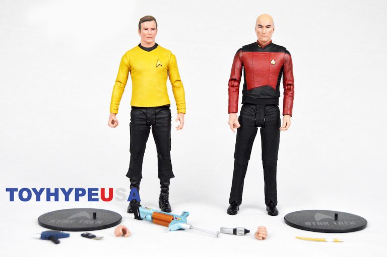 McFarlane Toys Star Trek 7" Captain Kirk & Captain Picard Figures Review