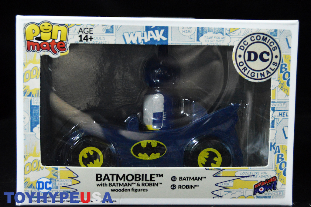Bif Bang Pow! Marvel & Batman 1966 Batmobile Pin Mates Review