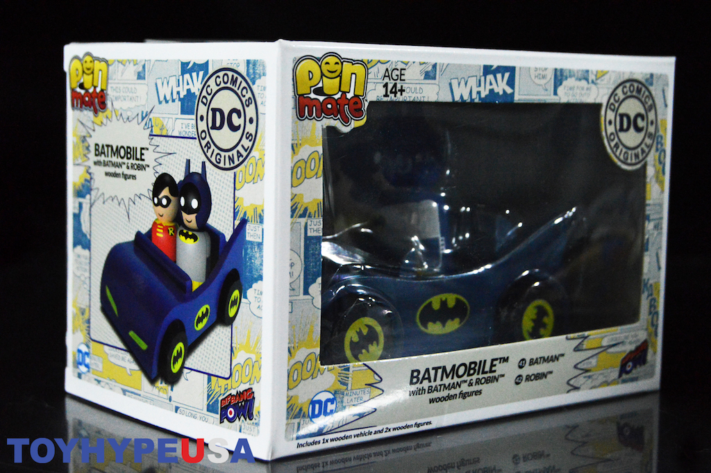 Bif Bang Pow! Marvel & Batman 1966 Batmobile Pin Mates Review