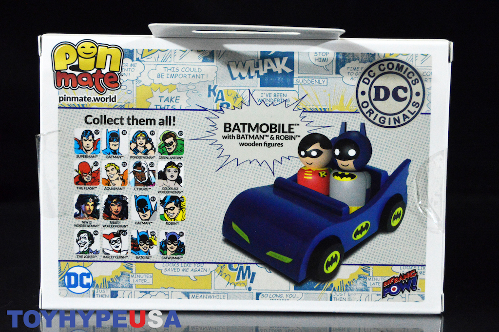 Bif Bang Pow! Marvel & Batman 1966 Batmobile Pin Mates Review