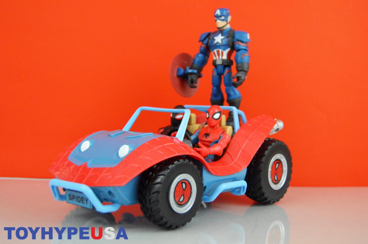Disney Store Exclusive Marvel Toy Box Spider-Mobile & Spider-Man Figure