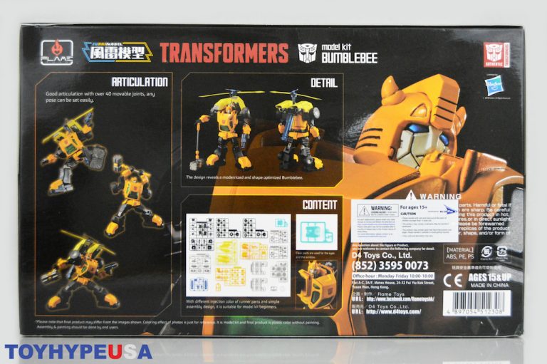 Flame Toys Bumblebee Furai Model Kit Figure Review