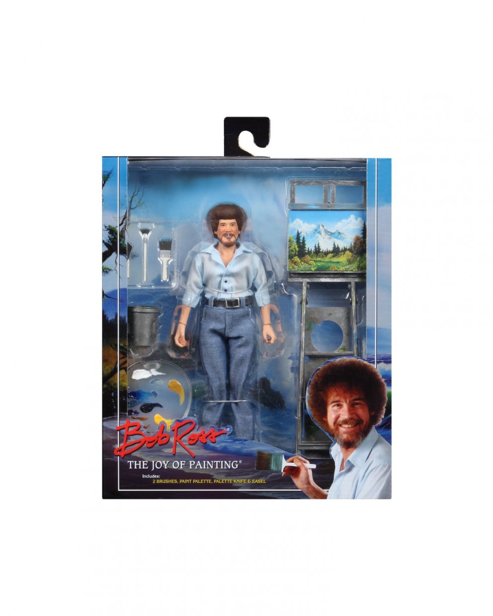 NECA Toys Bob Ross 8" Clothed Figure In-Packaging