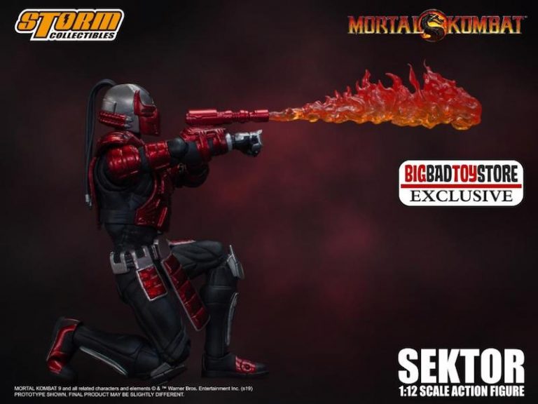 BigBadToyStore Exclusive - Storm Collectibles Mortal Kombat Sektor Figure