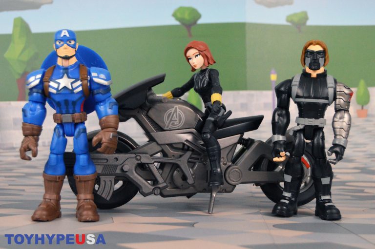 Disney Store Exclusive - Marvel Toy Box Captain America Motorcycle Set ...