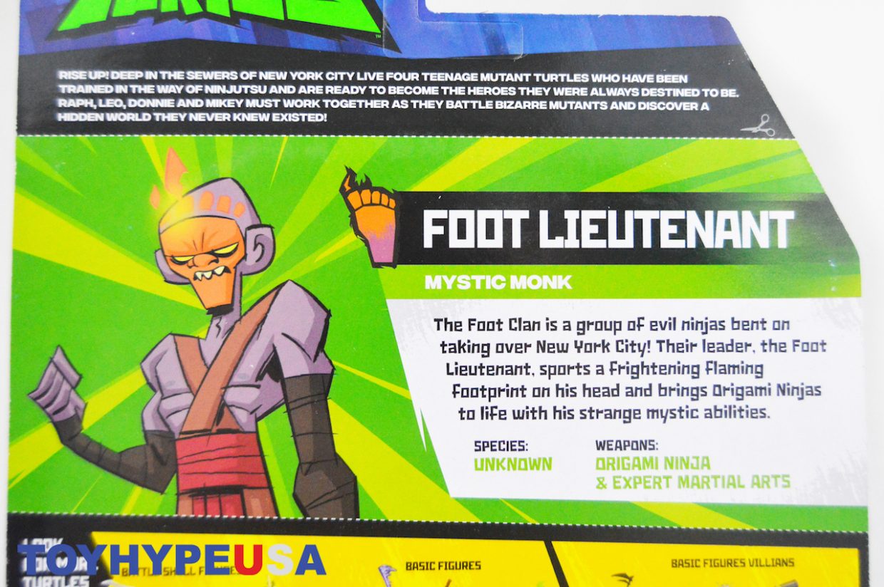 Playmates Toys Rise Of The Teenage Mutant Ninja Turtles Foot Lieutenant ...