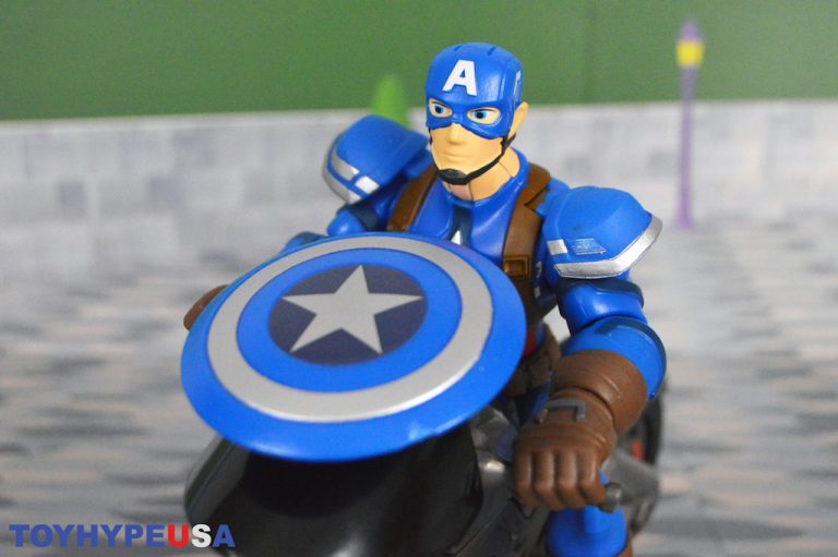 Disney Store Exclusive - Marvel Toy Box Captain America Motorcycle Set ...