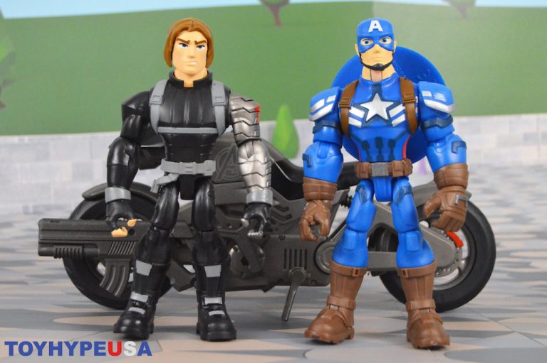 Disney Store Exclusive - Marvel Toy Box Captain America Motorcycle Set ...