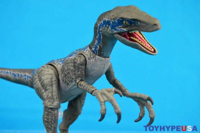 Mattel - Jurassic World Amber Collection Owen Grady & Velociraptor Blue ...