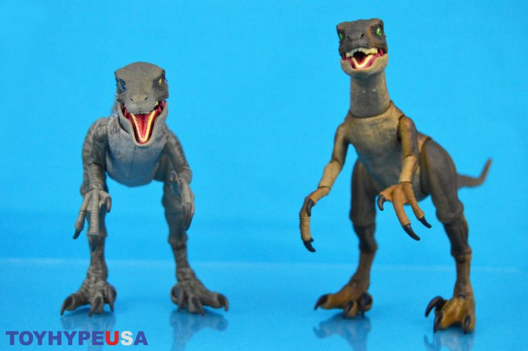 Mattel - Jurassic World Amber Collection Owen Grady & Velociraptor Blue ...